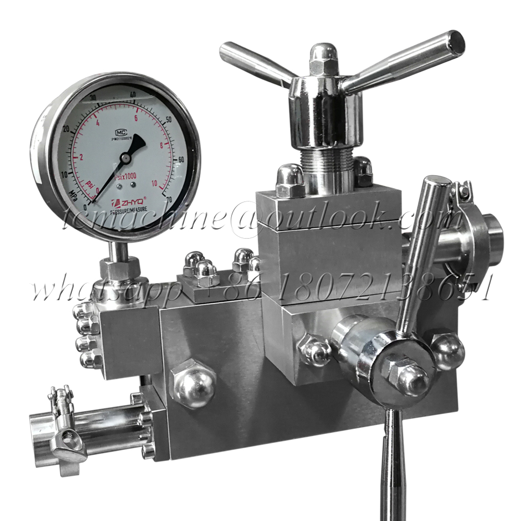 High pressure homogenizer 100L~6000L/H - Buy two stage high pressure ...
